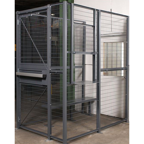 securelockup - 3-Wall Dock Door Security Cage - 3'W x 4'L x 8'H ; 3 ...
